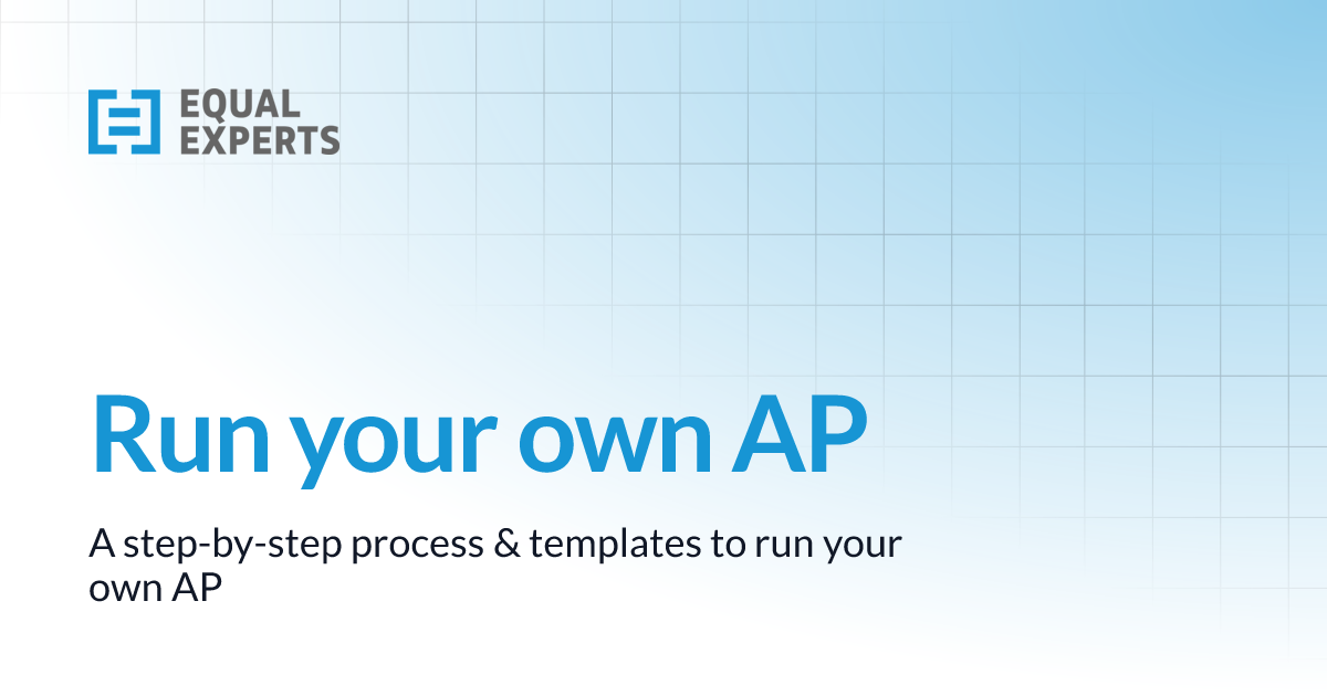 Run your own AP | Advice Process